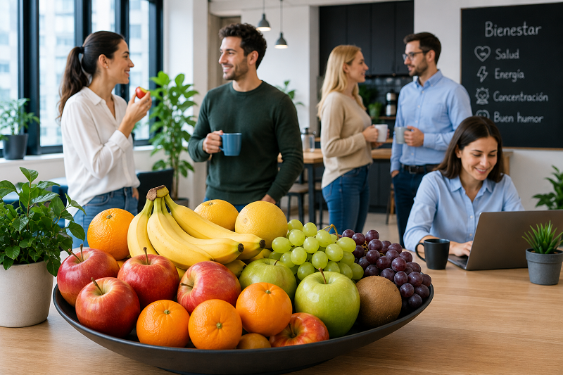 Fruta en la oficina: ¿realmente mejora la productividad?